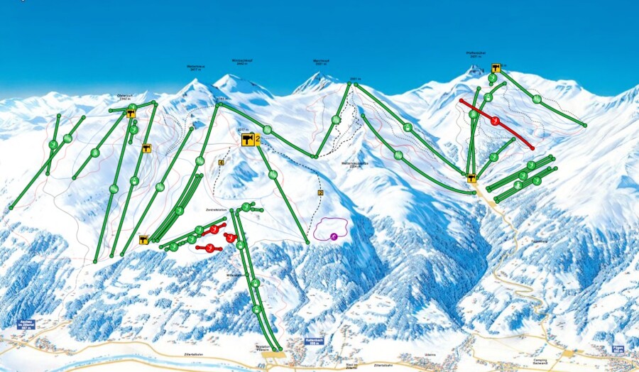 Skiurlaub in Fügen im Tiroler Zillertal - singlereisen.de